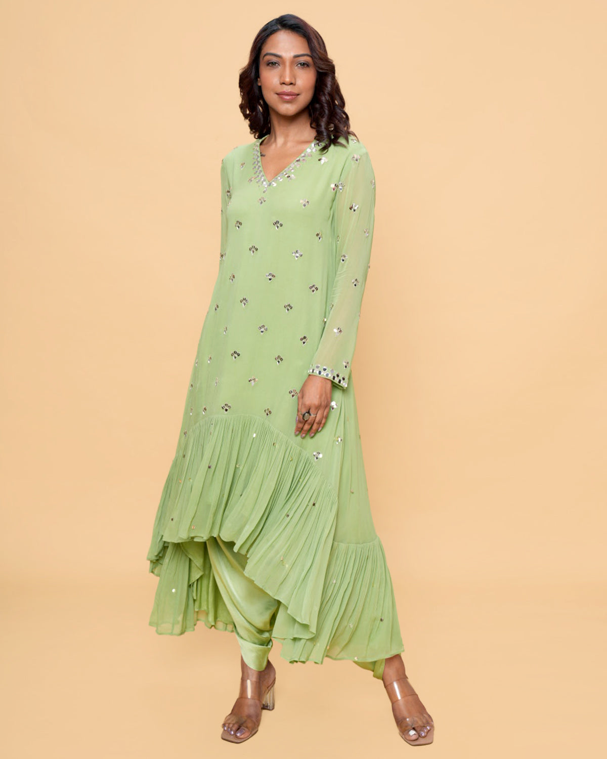 NUSRAT SOLID PISTA - GOLD