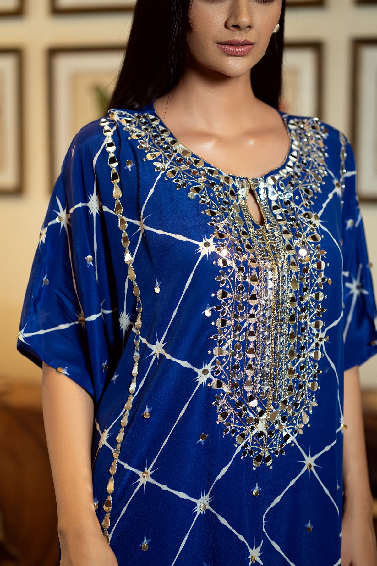 TARANA BIG STAR - ROYAL BLUE – Sajeda Lehry Design Studio