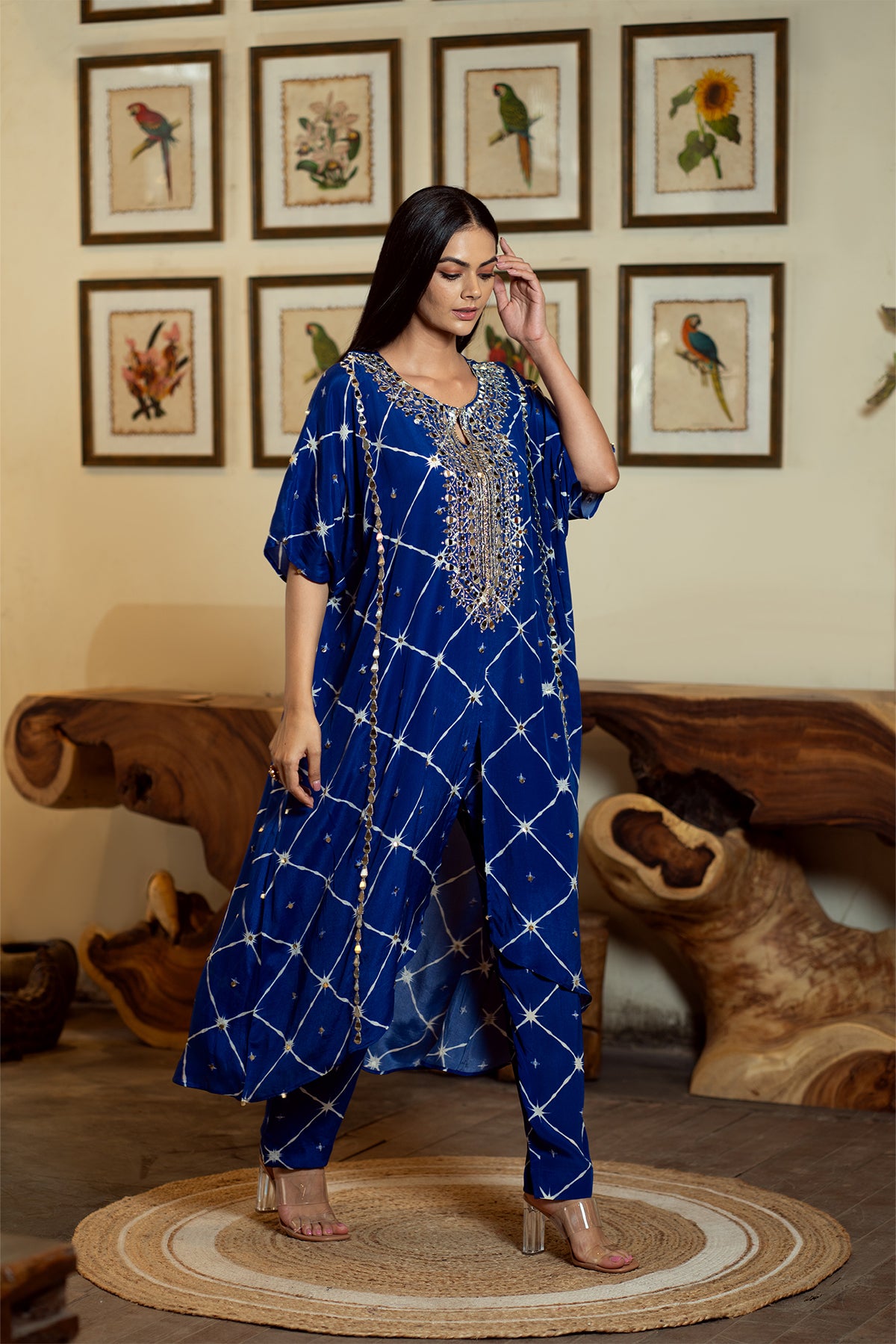 TARANA BIG STAR - ROYAL BLUE – Sajeda Lehry Design Studio