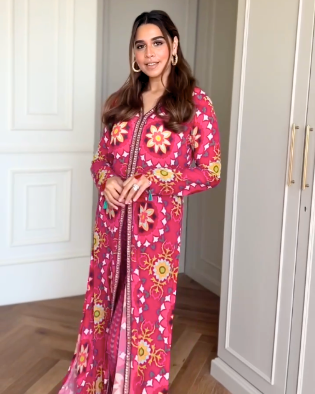 SAMARA - PINK – Sajeda Lehry Design Studio